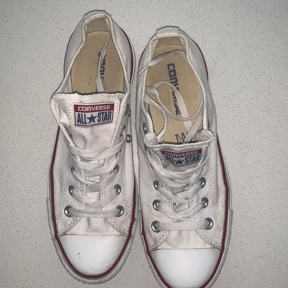 Converse | Shoes | Womens White Converse Tennis Shoes | Poshmark